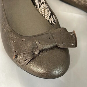 Clarks | Shoes | Clarks Bendables Ballet Flat Shoes Poem Court Bronze ...